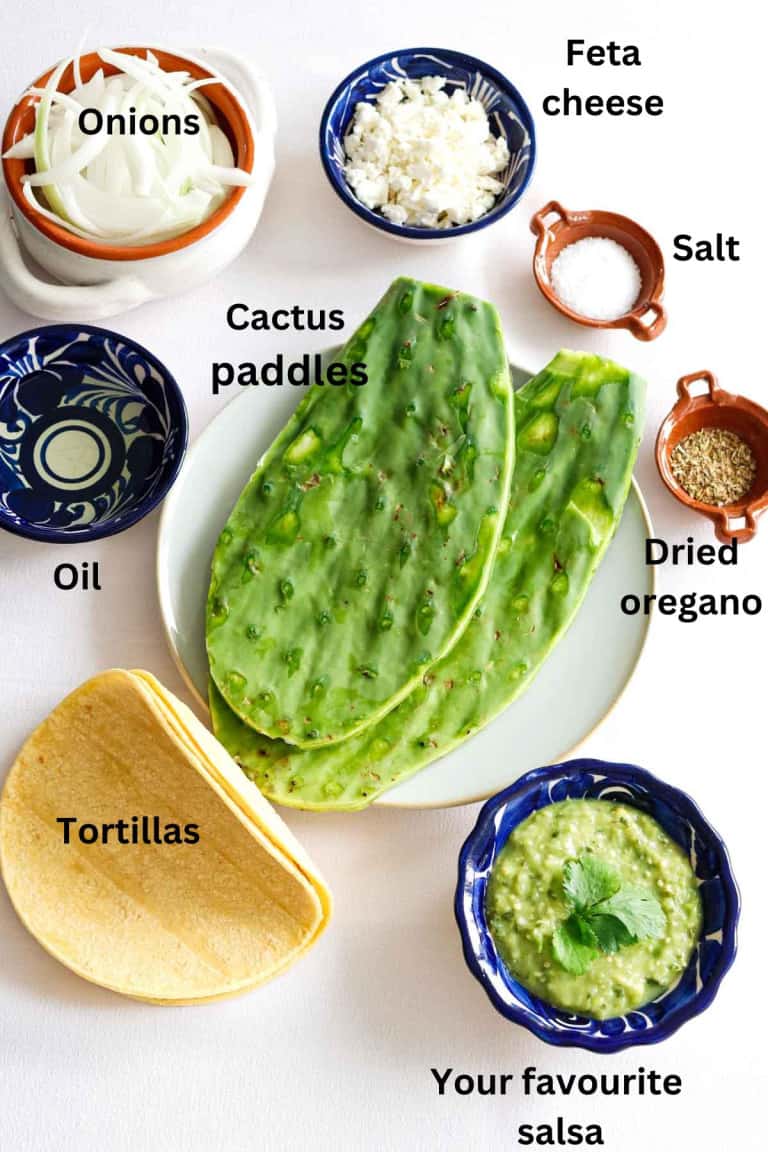 Grilled Cactus Paddles Recipe (Nopales Asados Recipe) - Ana's Heavenly ...