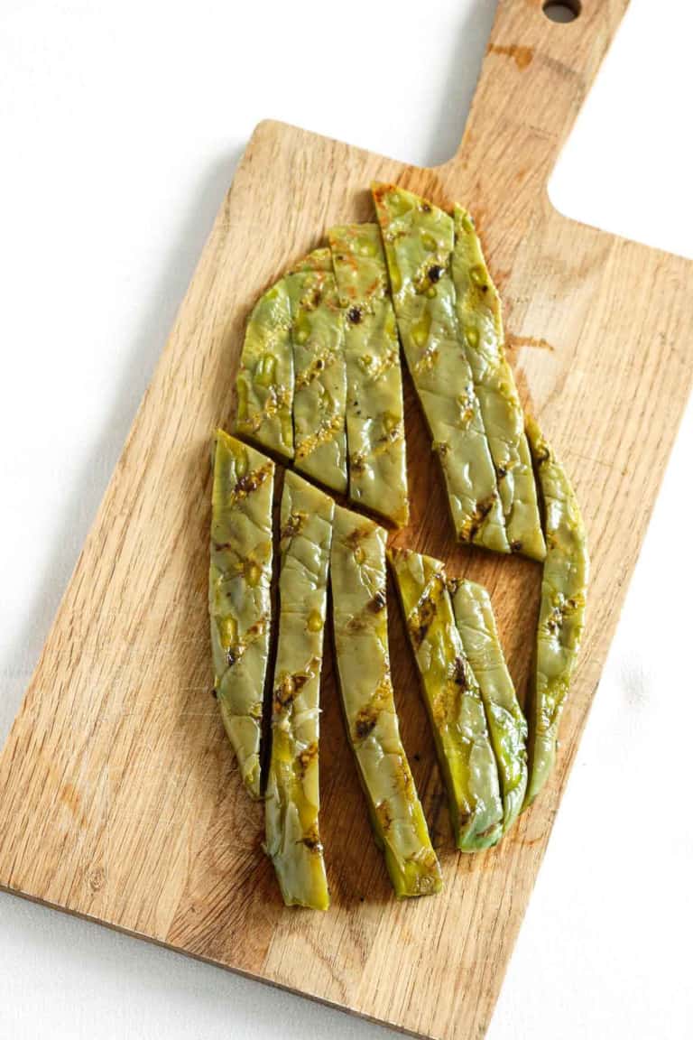 Grilled Cactus Paddles Recipe (Nopales Asados Recipe) - Ana's Heavenly ...